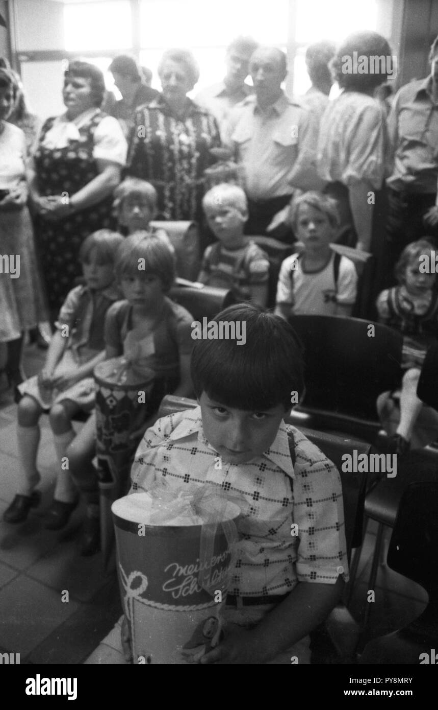 The first day of school at a primary school in Hagen (Germany) on ...