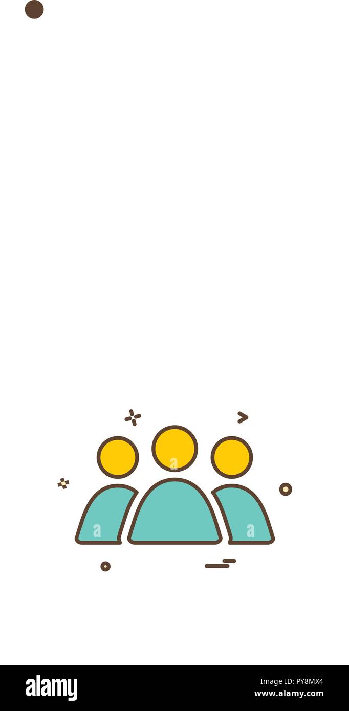 Group avatar icon design vector Stock Vector Image & Art - Alamy