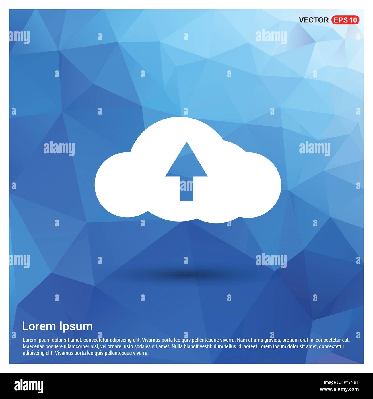 Cloud upload icon Stock Vector Image & Art - Alamy