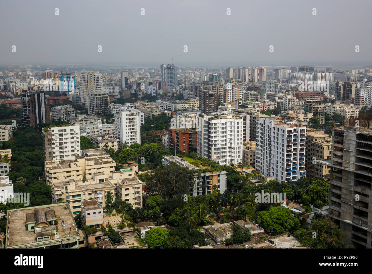 Dhaka aerial view hi-res stock photography and images - Alamy