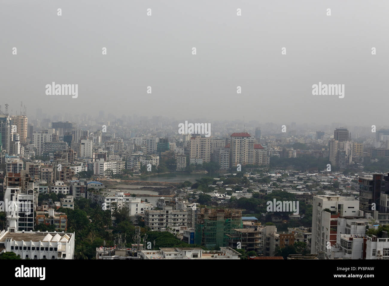 Aerial view of Gulshan area, Dhaka, Bangladesh Stock Photo - Alamy