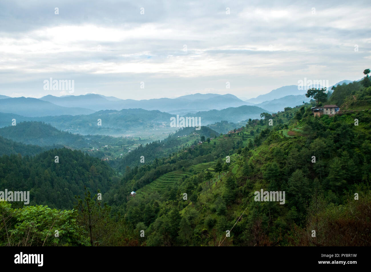 Hilly region of nepal hi-res stock photography and images - Alamy