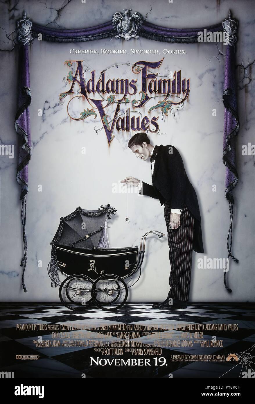 Original film title: ADDAMS FAMILY VALUES. English title: ADDAMS FAMILY VALUES. Year: 1993 ...