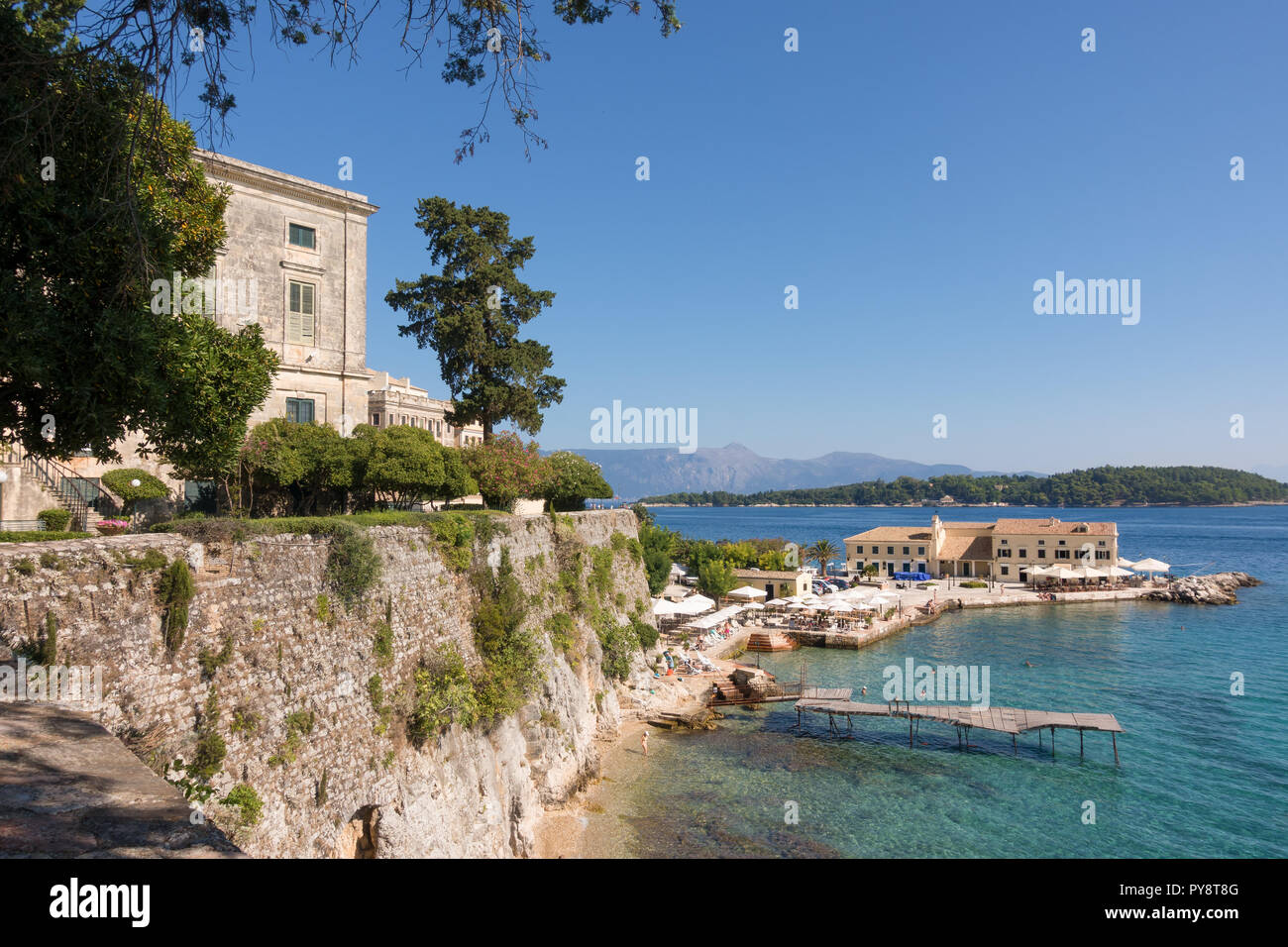Corfu architecture mansion hi-res stock photography and images - Alamy