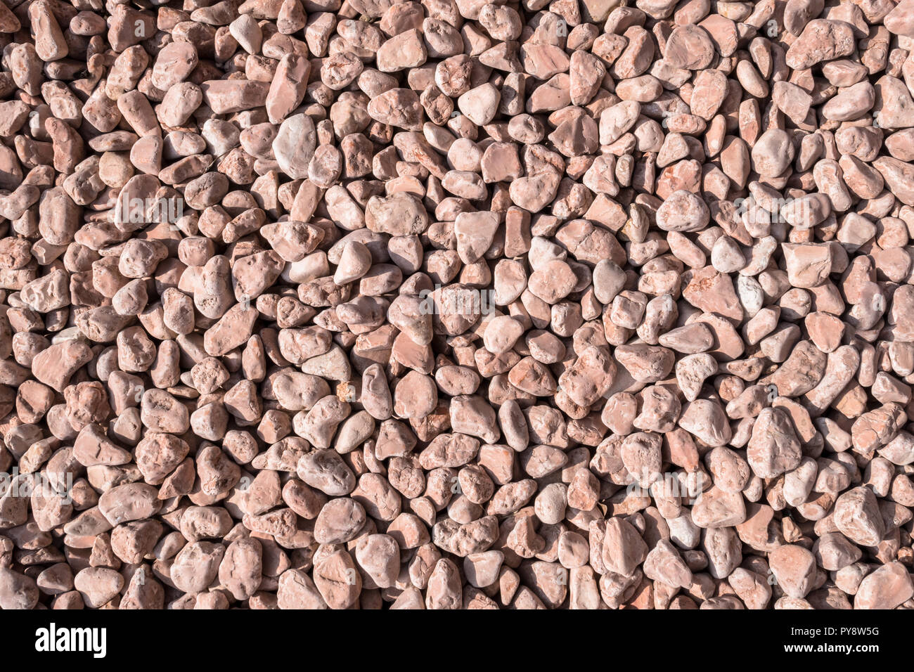 Closeup of little pink pebbles. It can be used for texture and ...