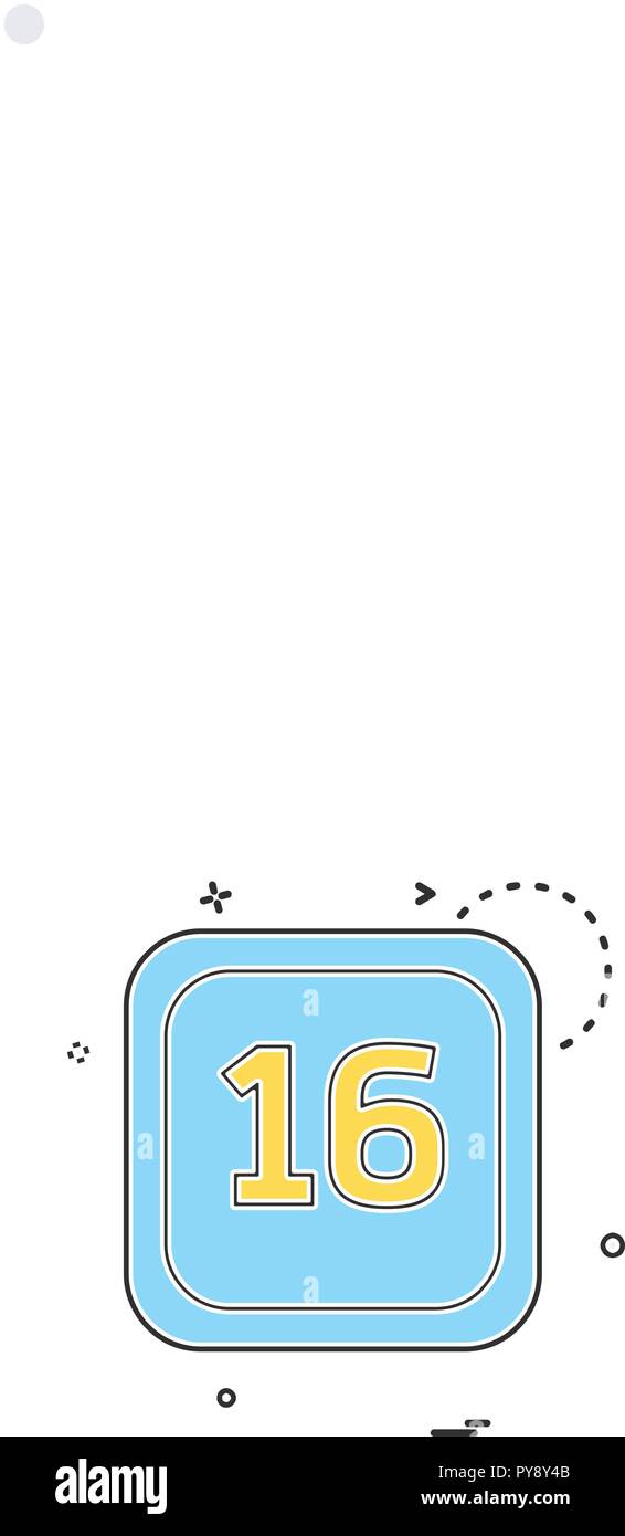 16 date calender Stock Vector Images - Alamy