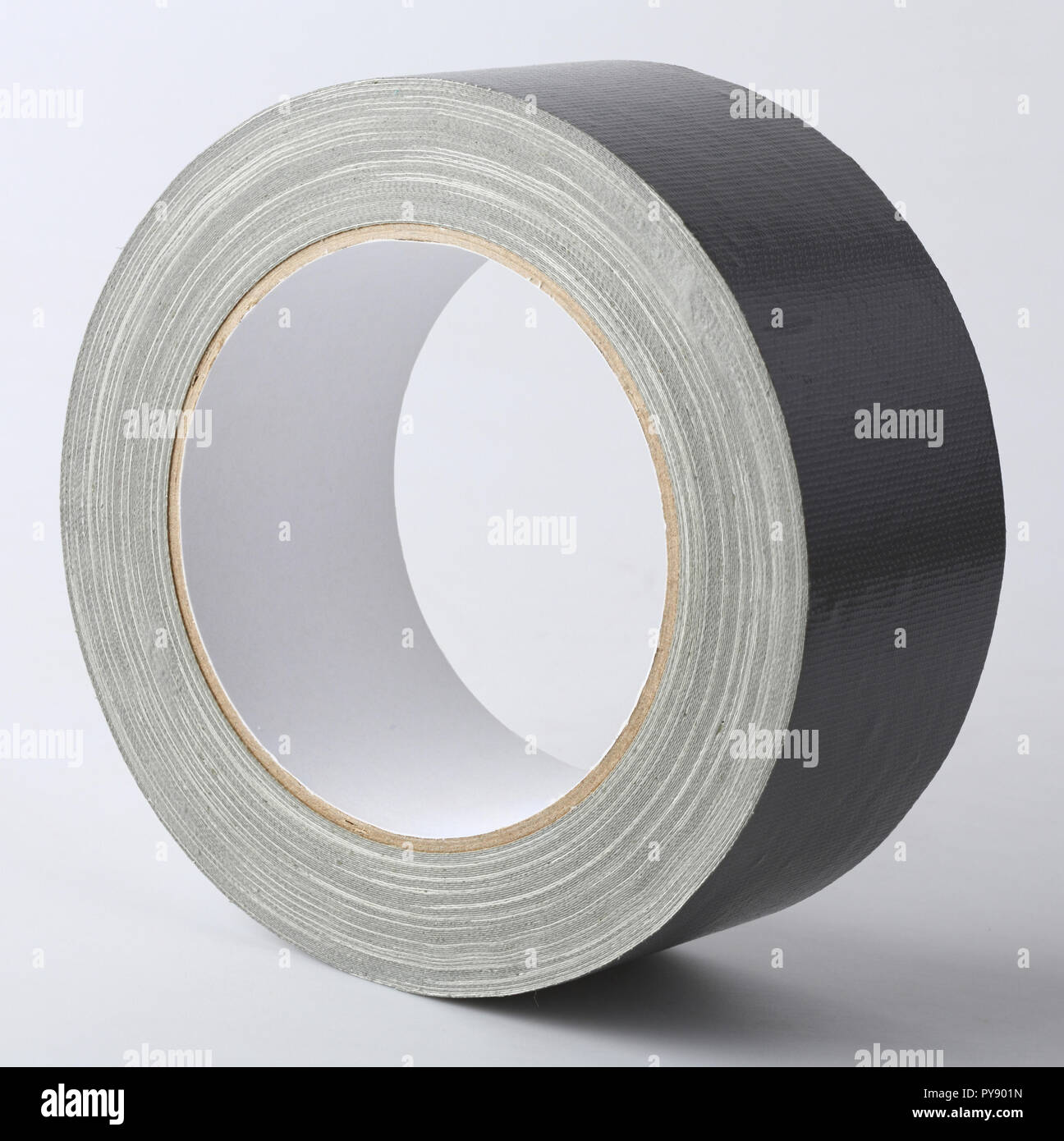 Silver color cloth tape (Duct Tape) isolated on white Stock Photo - Alamy