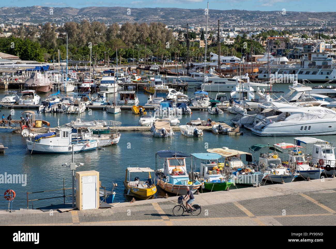 Paphos poseidonos avenue hi-res stock photography and images - Alamy