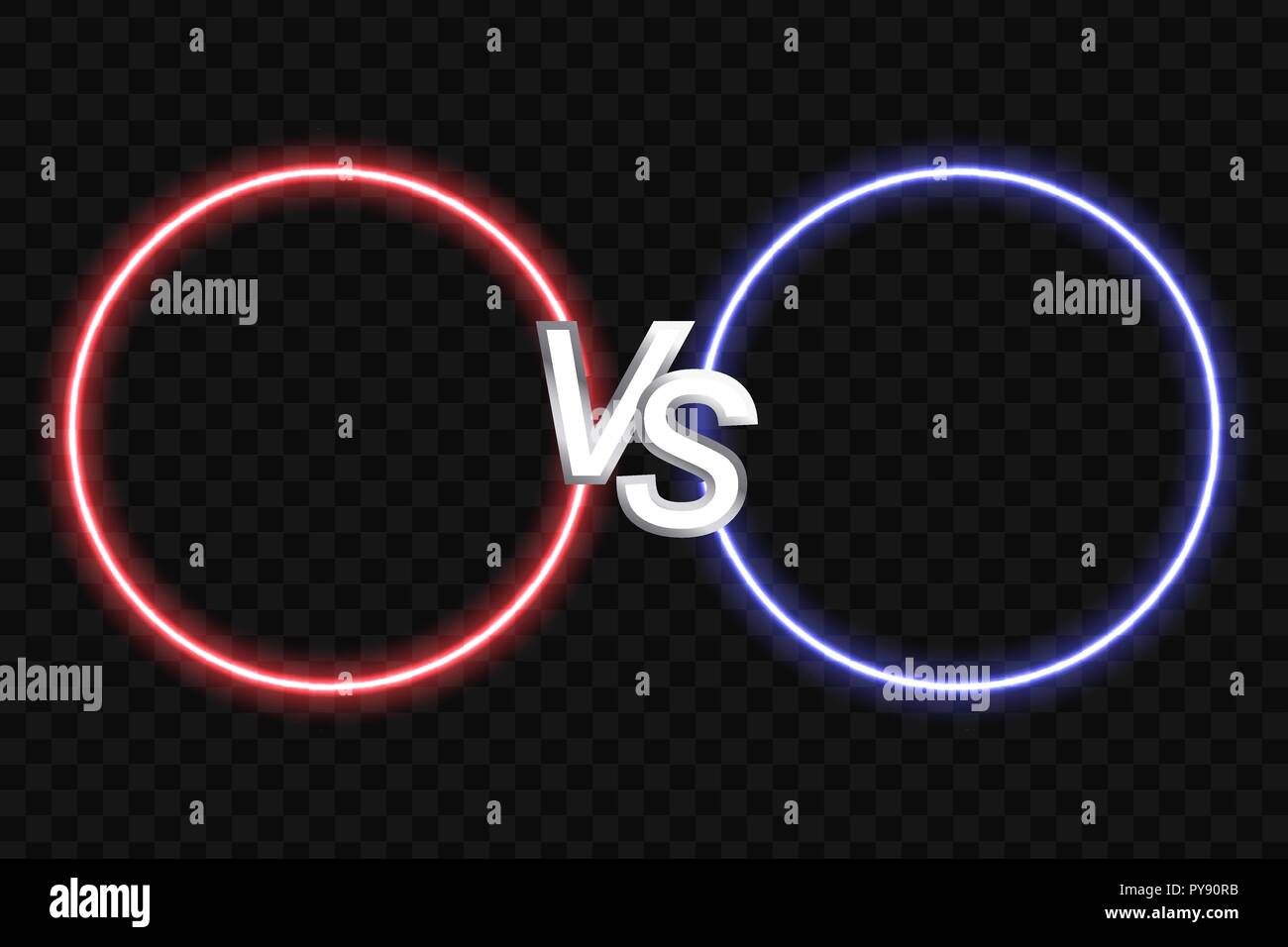 two round shapes over black background Stock Vector Image & Art - Alamy