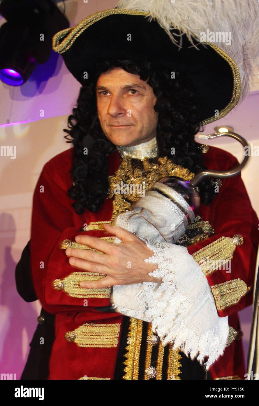Manchester,Uk brian capron appears as Captain Hook at Trafford centre ...