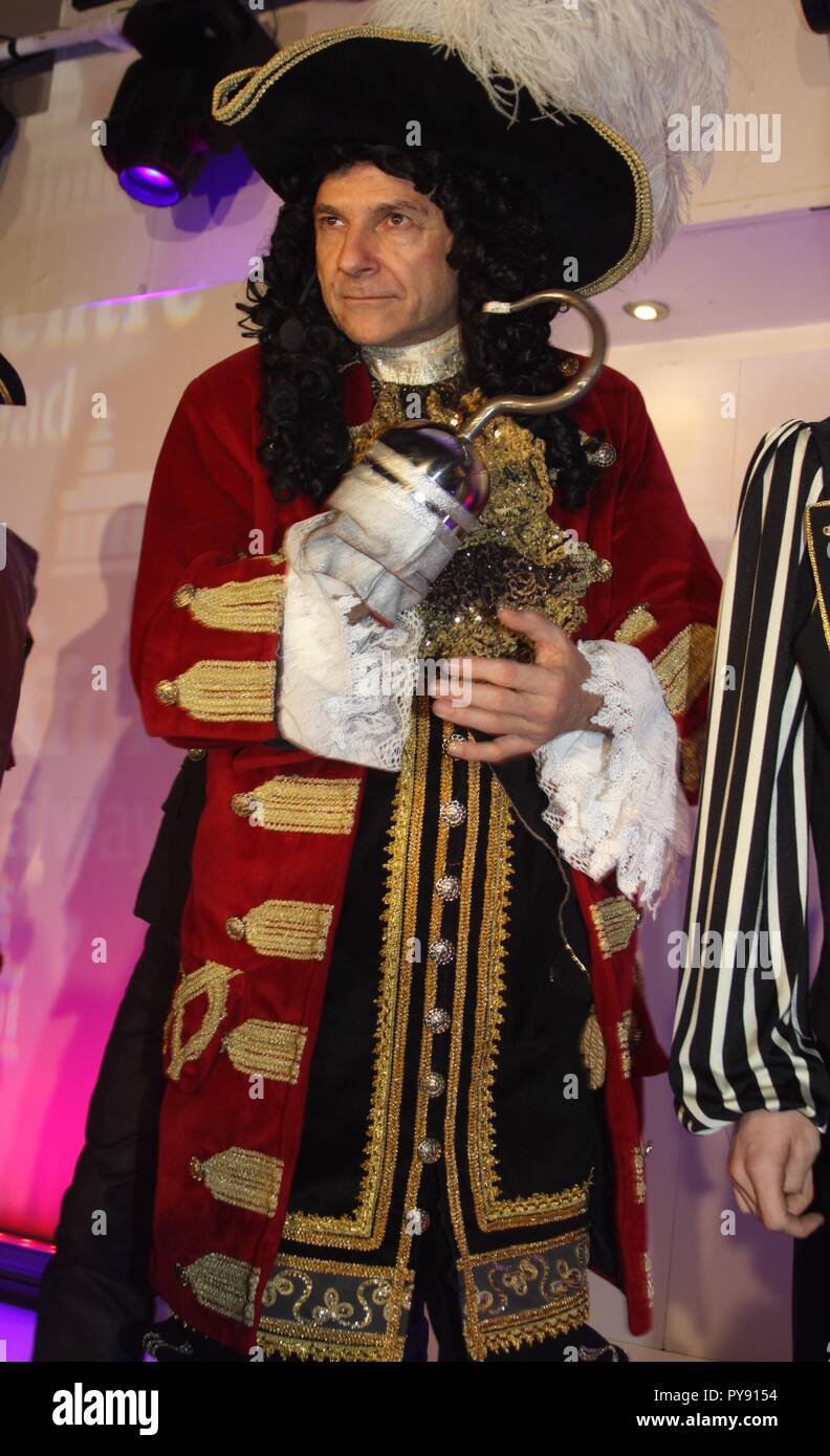 Manchester,Uk brian capron appears as Captain Hook at Trafford centre ...