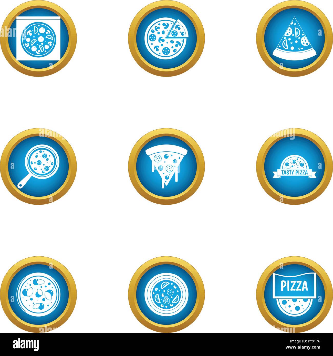 Pizza is great Stock Vector Images - Alamy