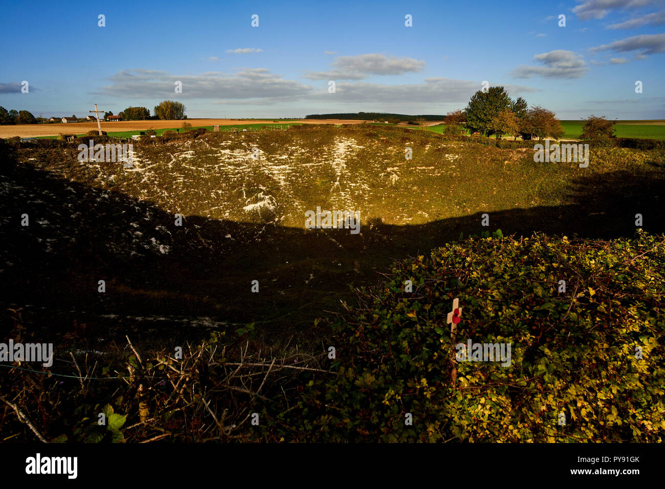 Mine crater hi-res stock photography and images - Alamy