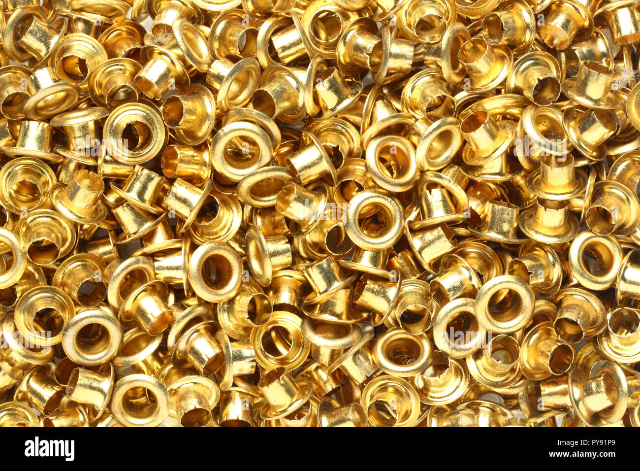 Brass eyelets hi-res stock photography and images - Alamy