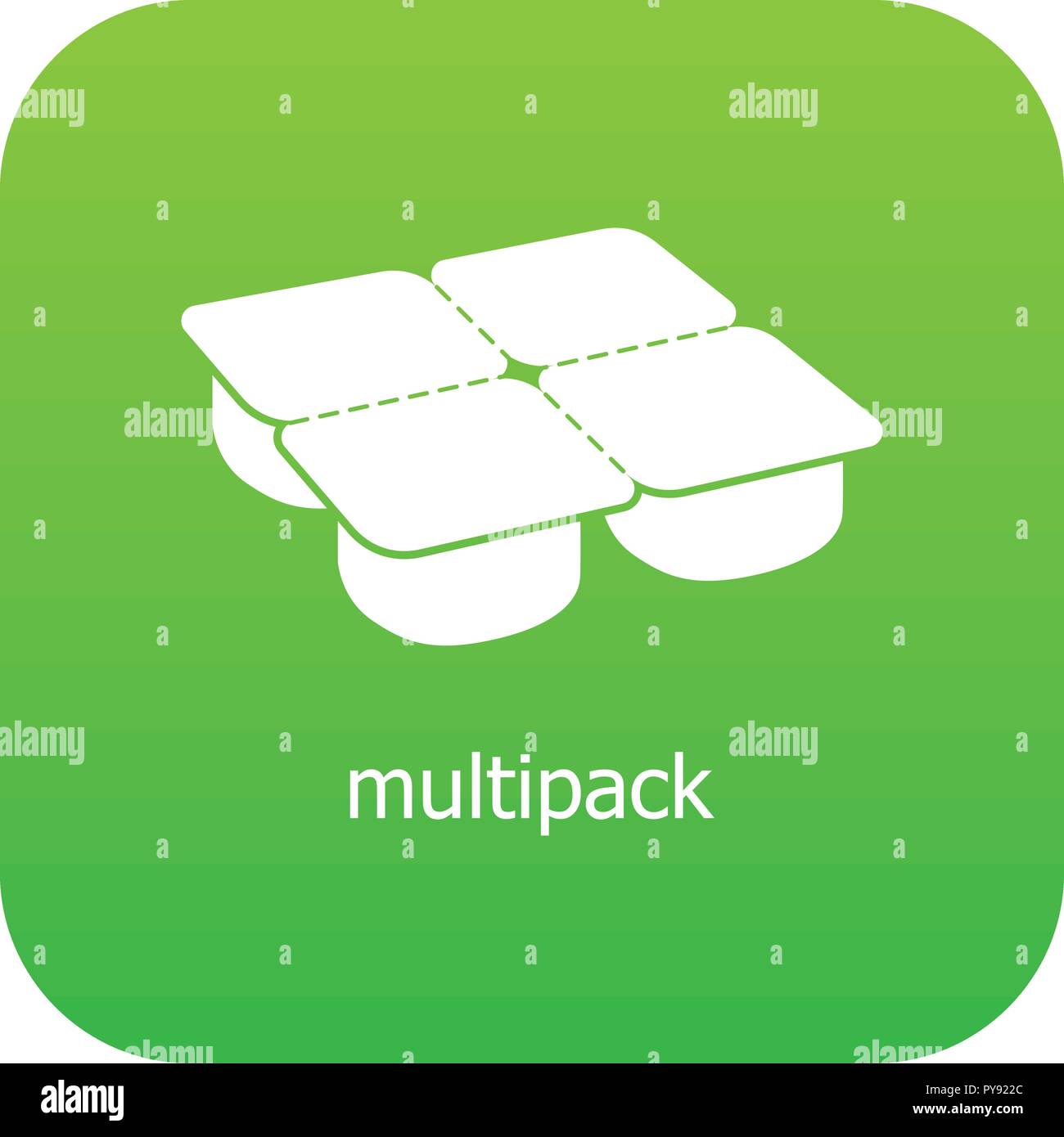 Many packages icon green vector Stock Vector Image & Art - Alamy