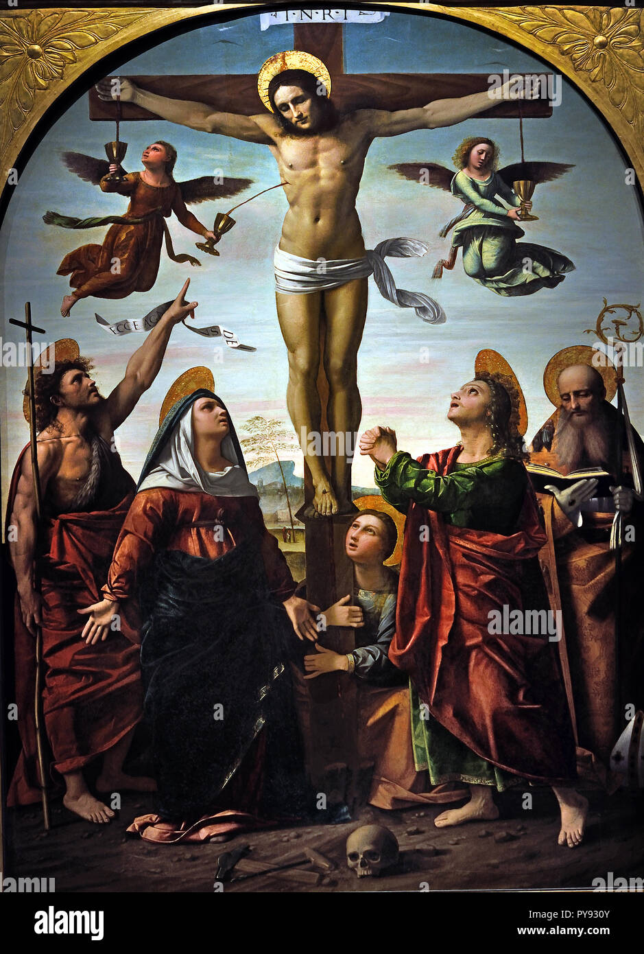 Virgin mary crucifixion painting hi-res stock photography and images - Alamy