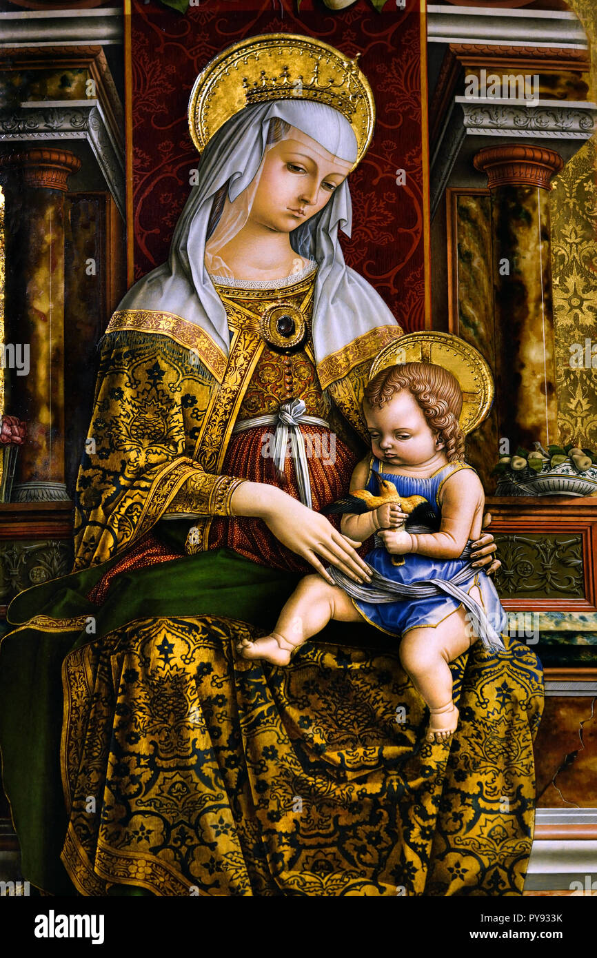 Camerino triptych triptych of saint domenico carlo crivelli hi-res stock photography and images ...