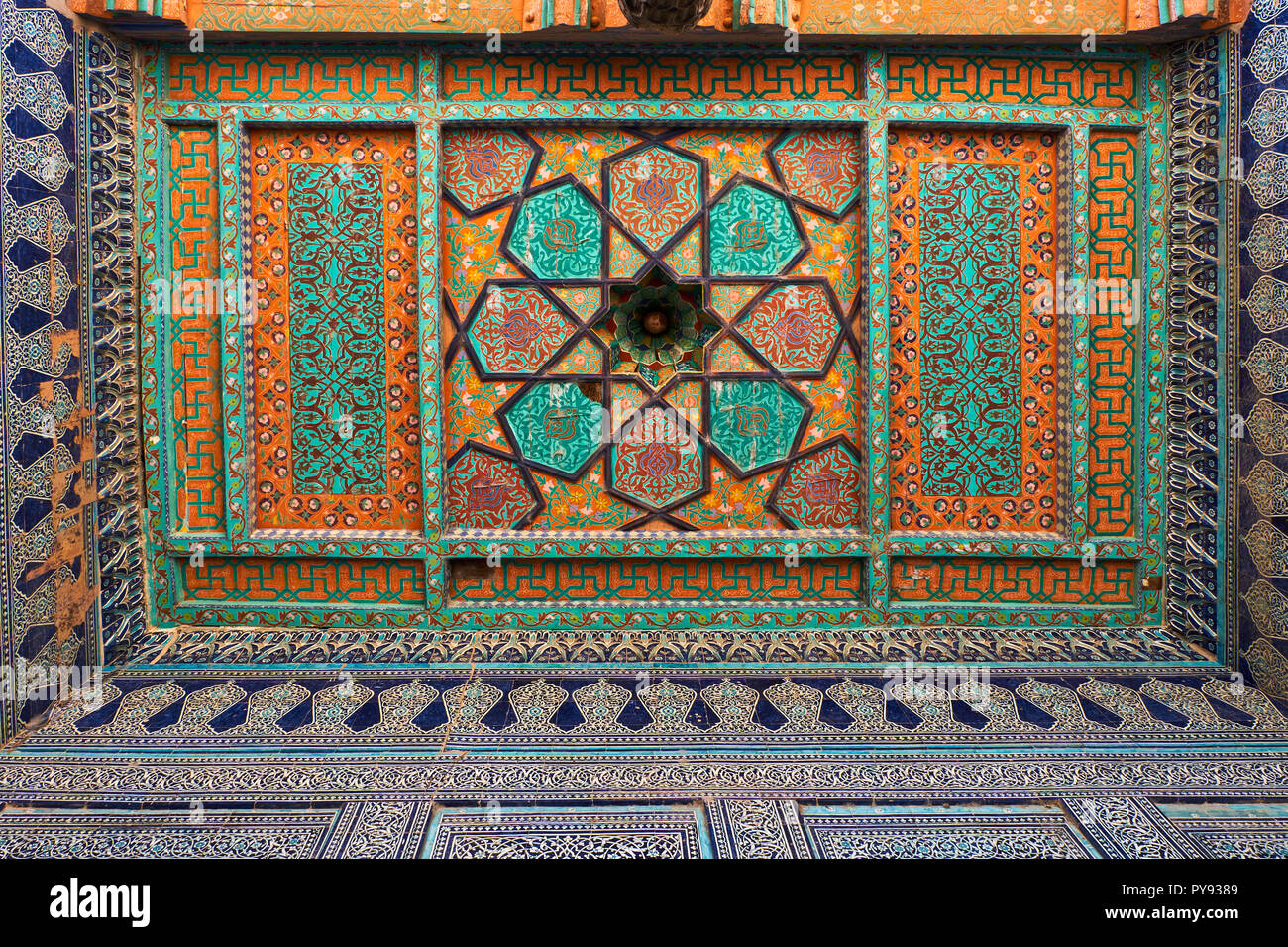 Uzbekistan, Khiva, Unesco World Heritage, Tosh Hovli palace Stock Photo ...