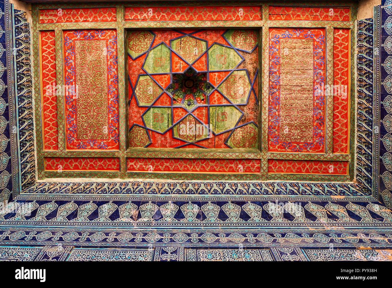 Uzbekistan, Khiva, Unesco World Heritage, Tosh Hovli palace Stock Photo ...