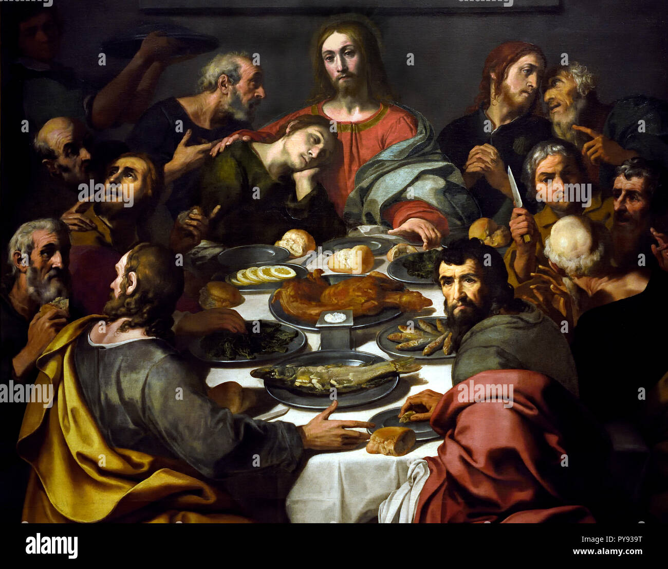The Last Supper 1929 by Daniele Crespi 1599-1630 17th Century, Italy ...