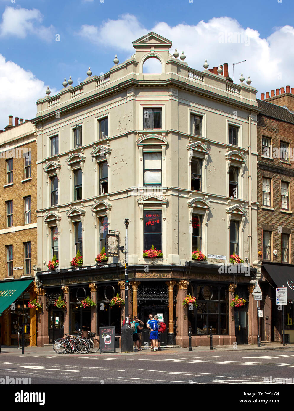 Old Spitalfields Market, 10 Bells Pub. Architectural Stock, London ...