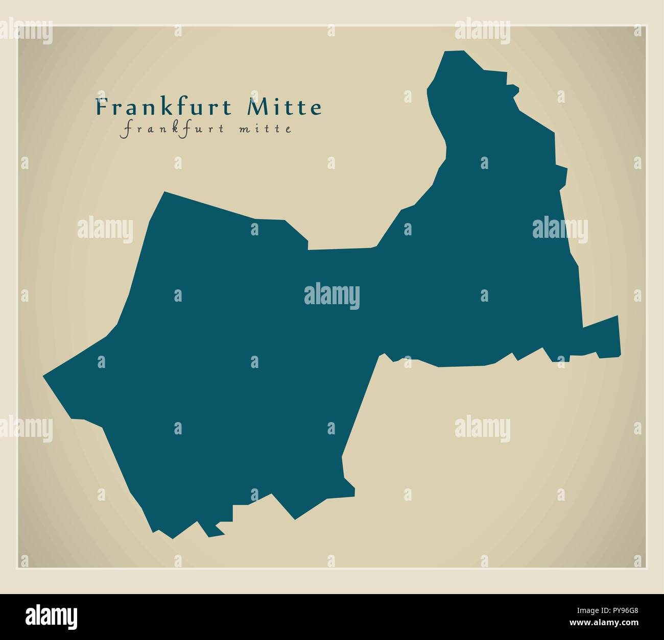 Frankfurt map hi-res stock photography and images - Alamy