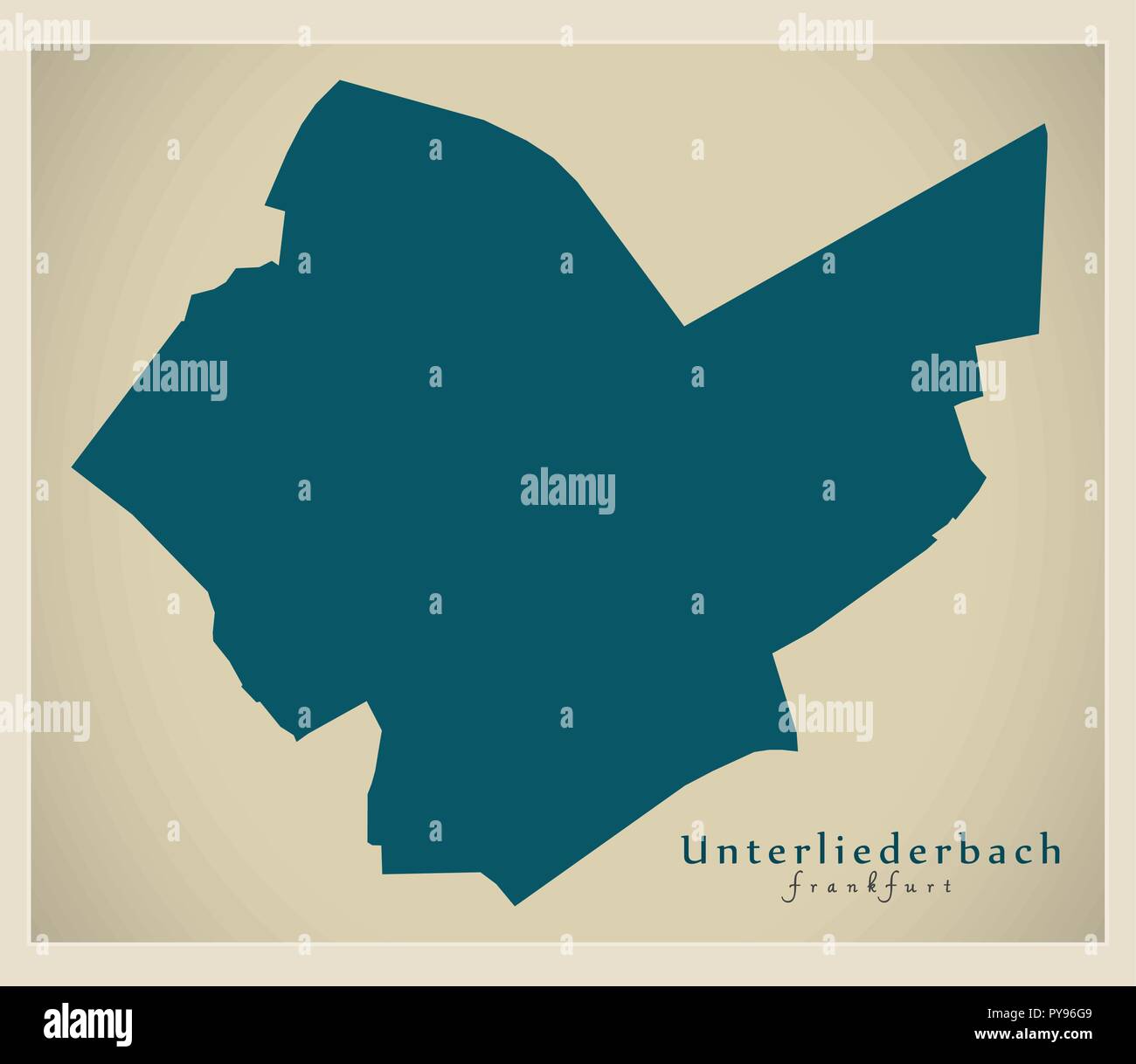 Map of frankfurt hi-res stock photography and images - Alamy
