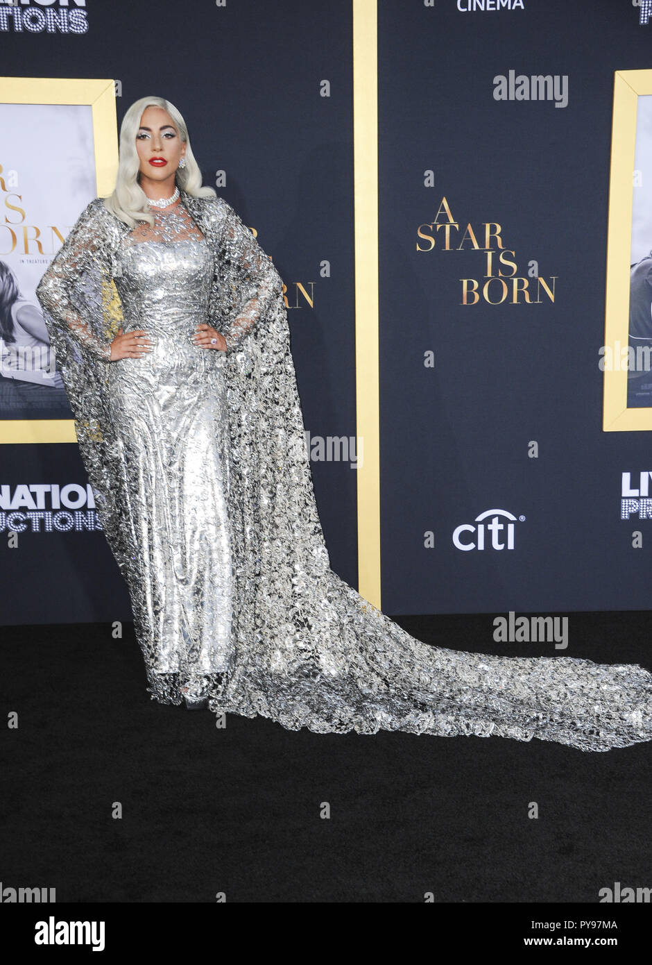 Film Premiere Star is Born Featuring: Lady Gaga Where: Los Angeles ...