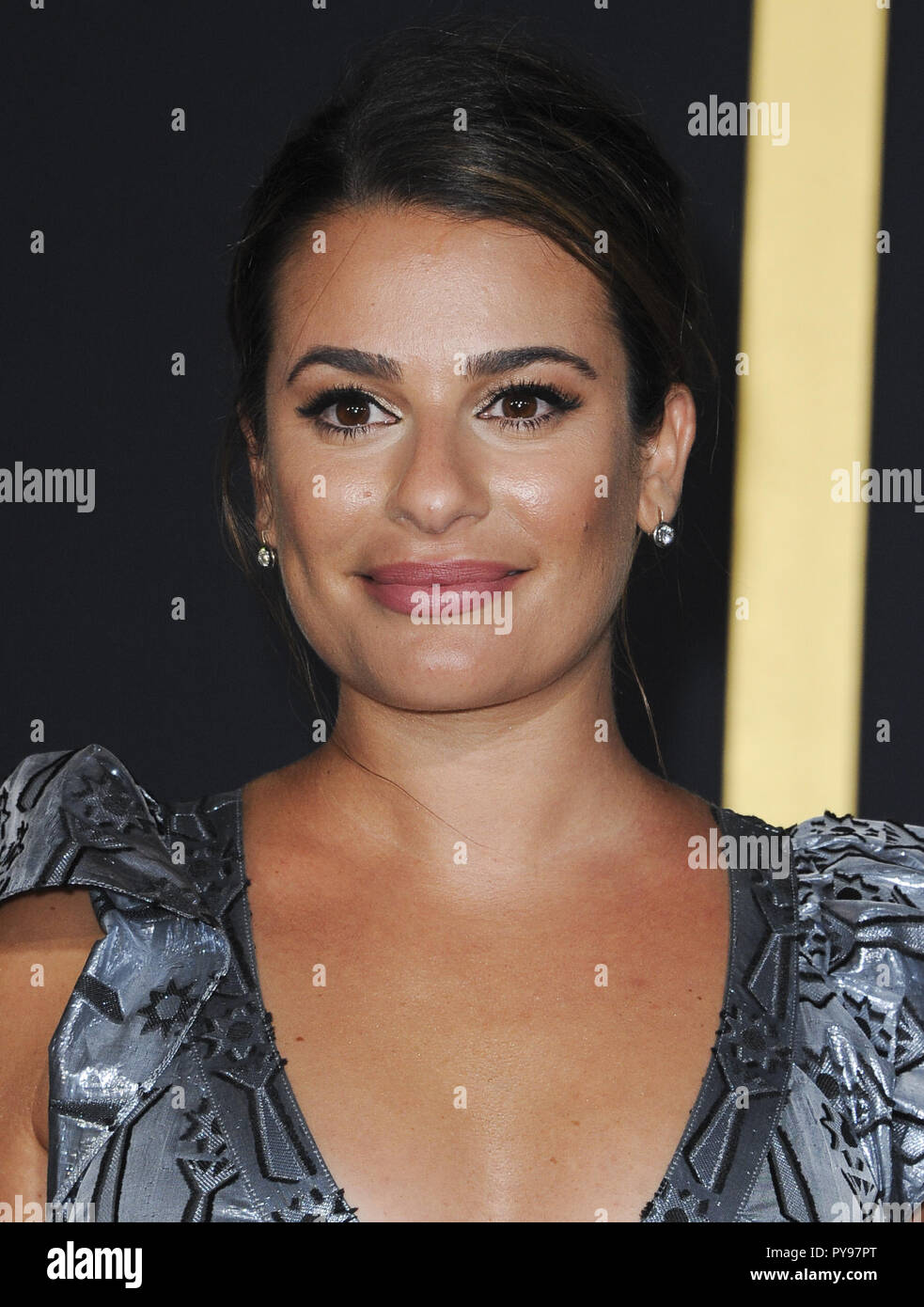 Film Premiere Star Is Born Featuring Lea Michelle Where Los Angeles California United States