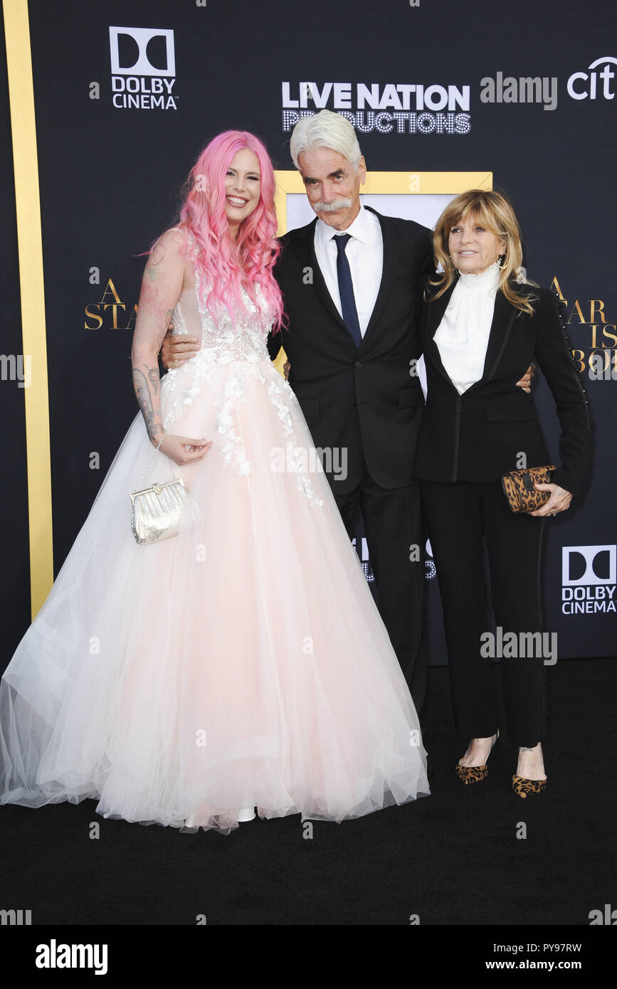Film Premiere Star is Born Featuring: Sam Elliott, Katherine Ross, Cleo ...