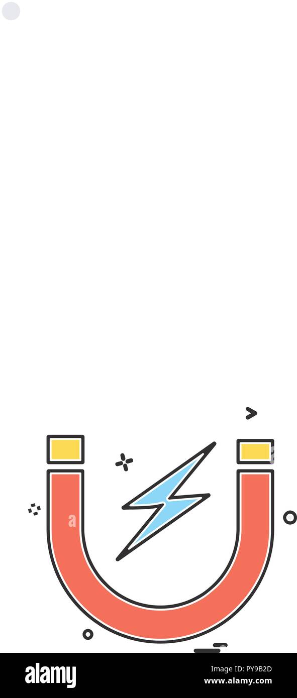 Electric current icon design vector Stock Vector Image & Art - Alamy