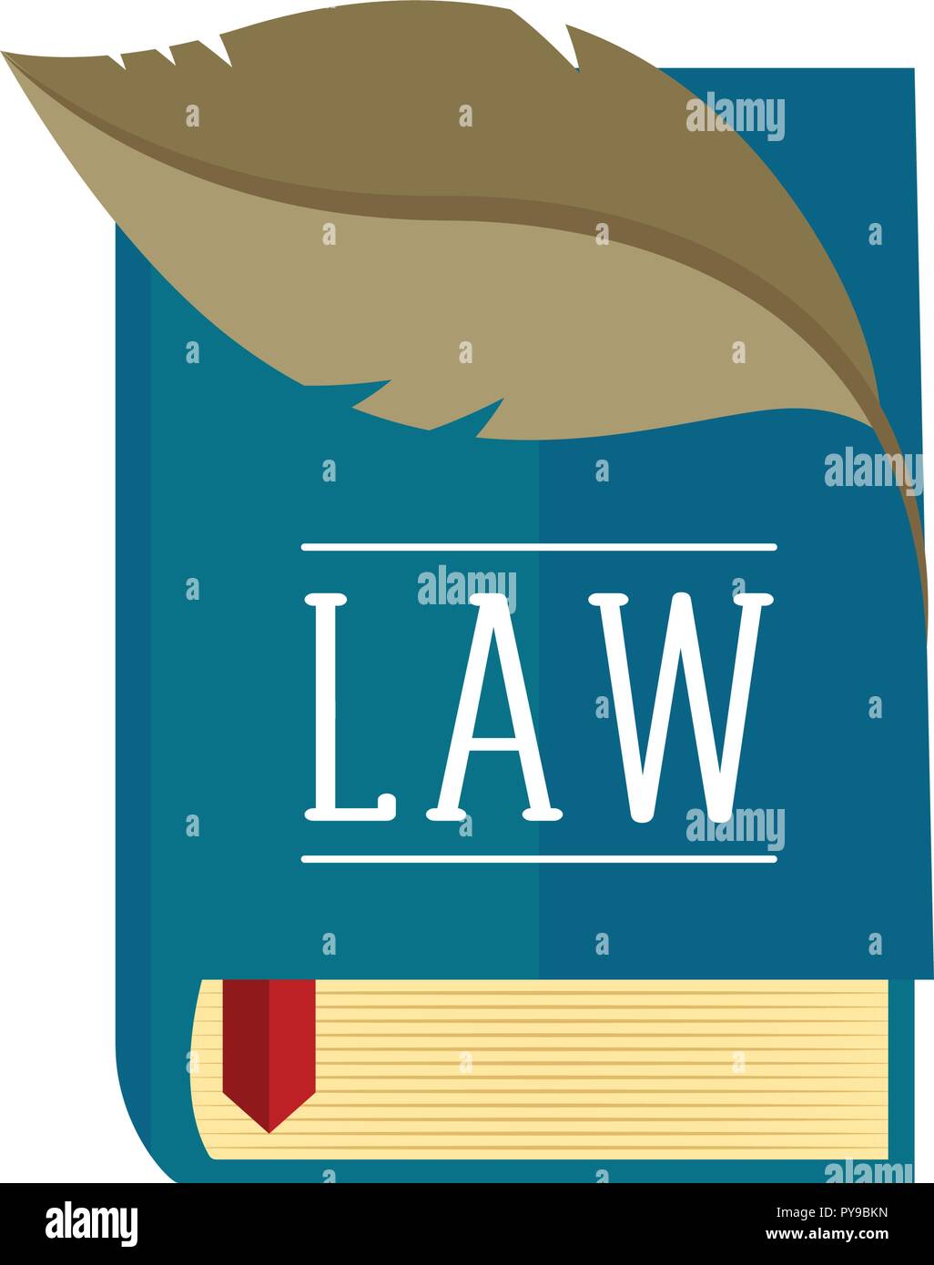 Feather of law hi-res stock photography and images - Alamy