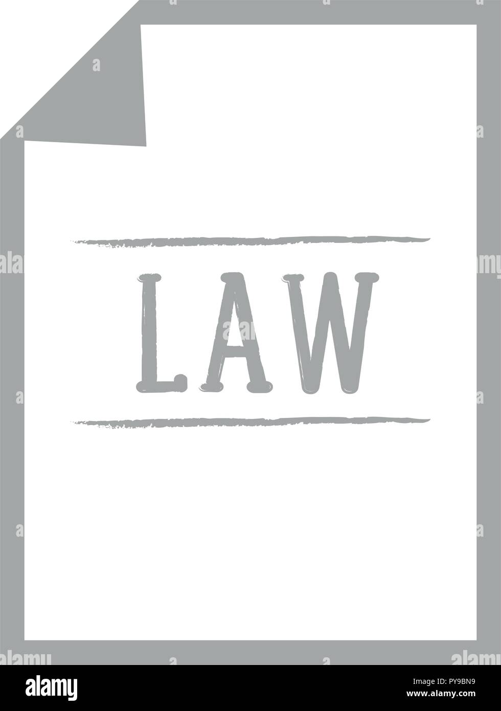 Isolated law paper icon Stock Vector Image & Art - Alamy