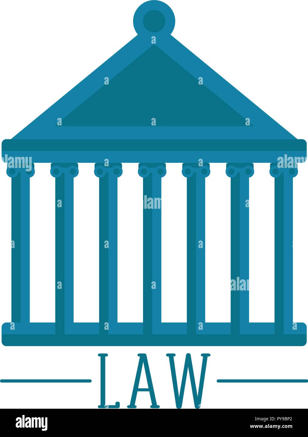 Isolated court building icon Stock Vector Image & Art - Alamy