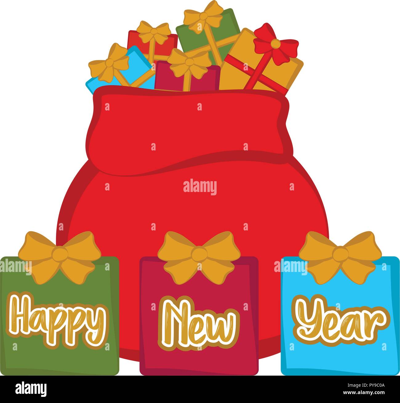 Present sack hi-res stock photography and images - Alamy