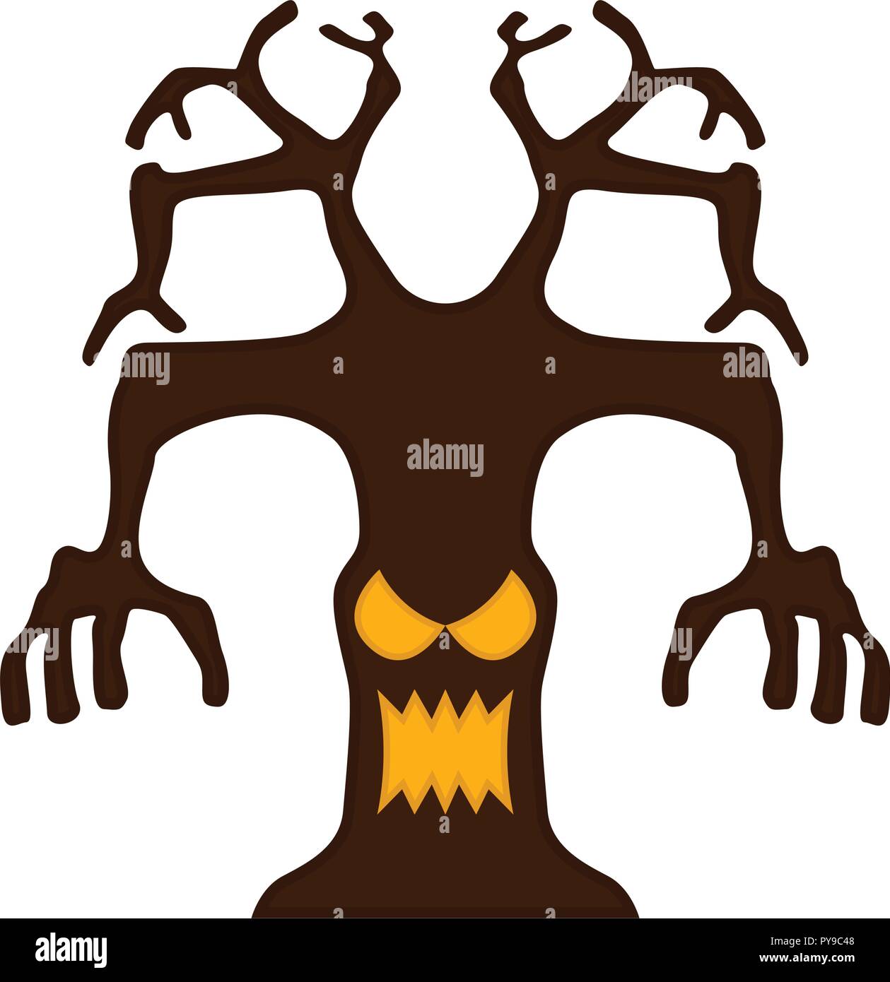 Branch and death and isolated Stock Vector Images - Alamy