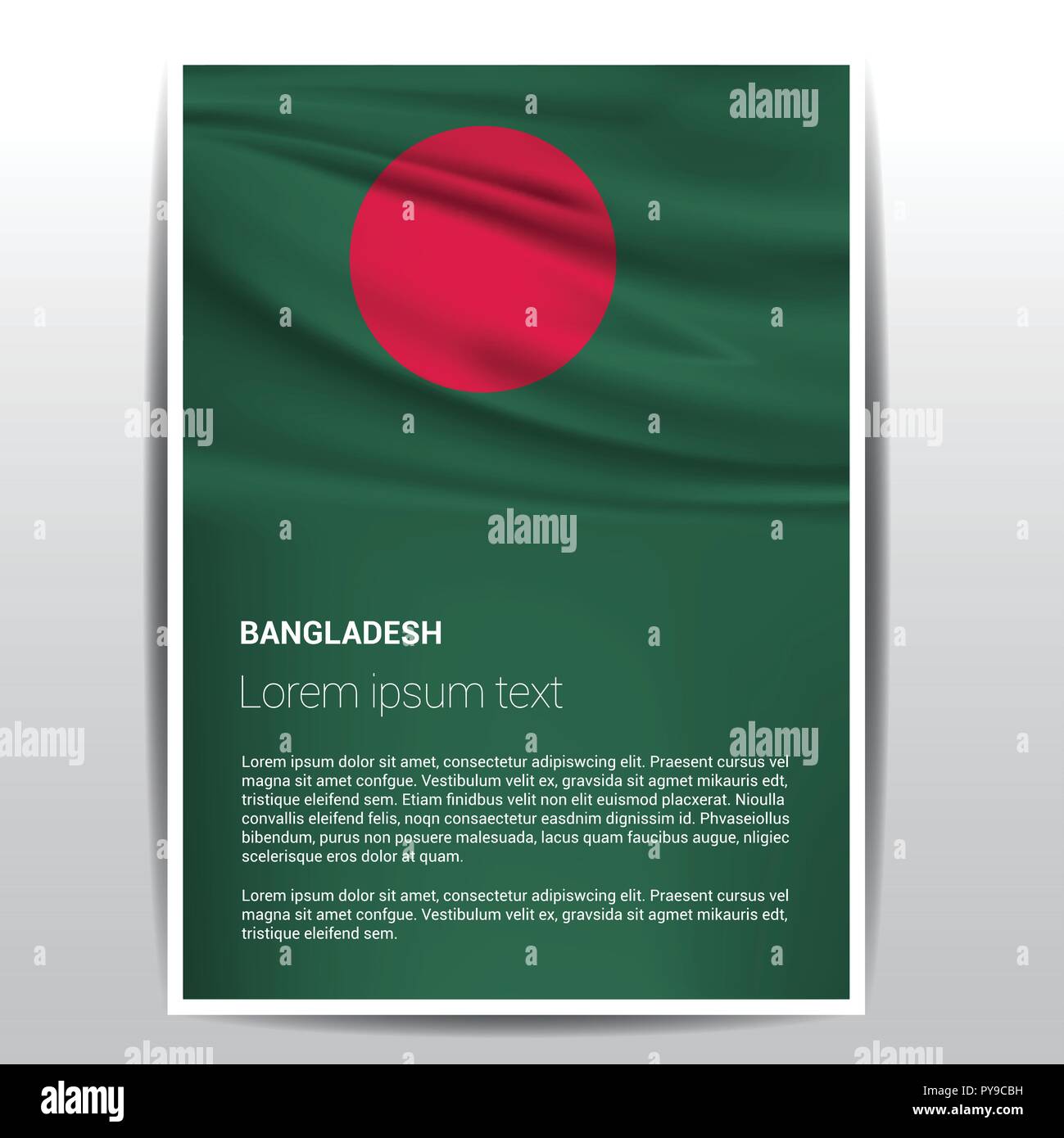 Bangladesh flag design vector Stock Vector Image & Art - Alamy