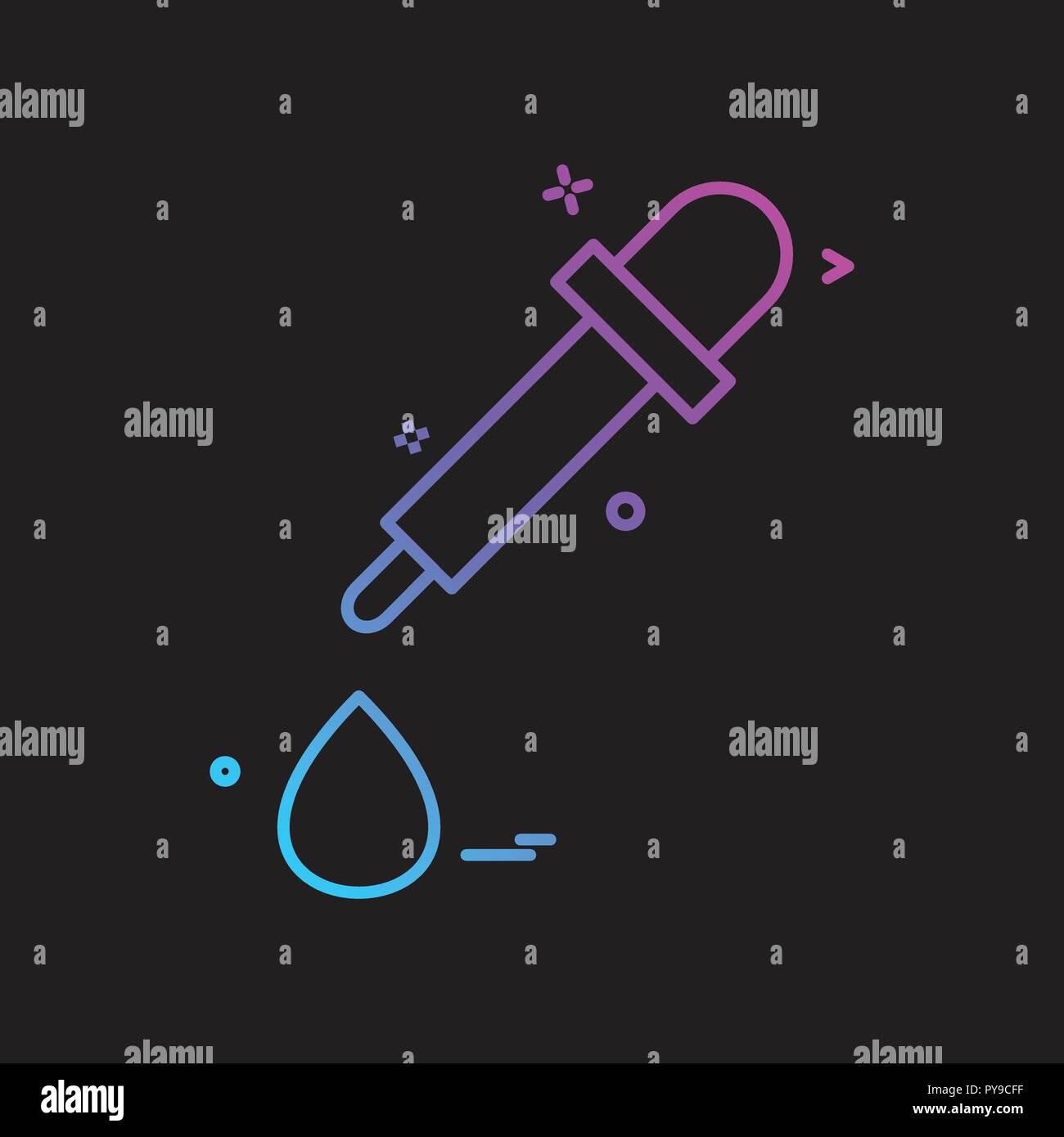 dropper icon vector design Stock Vector Image & Art - Alamy