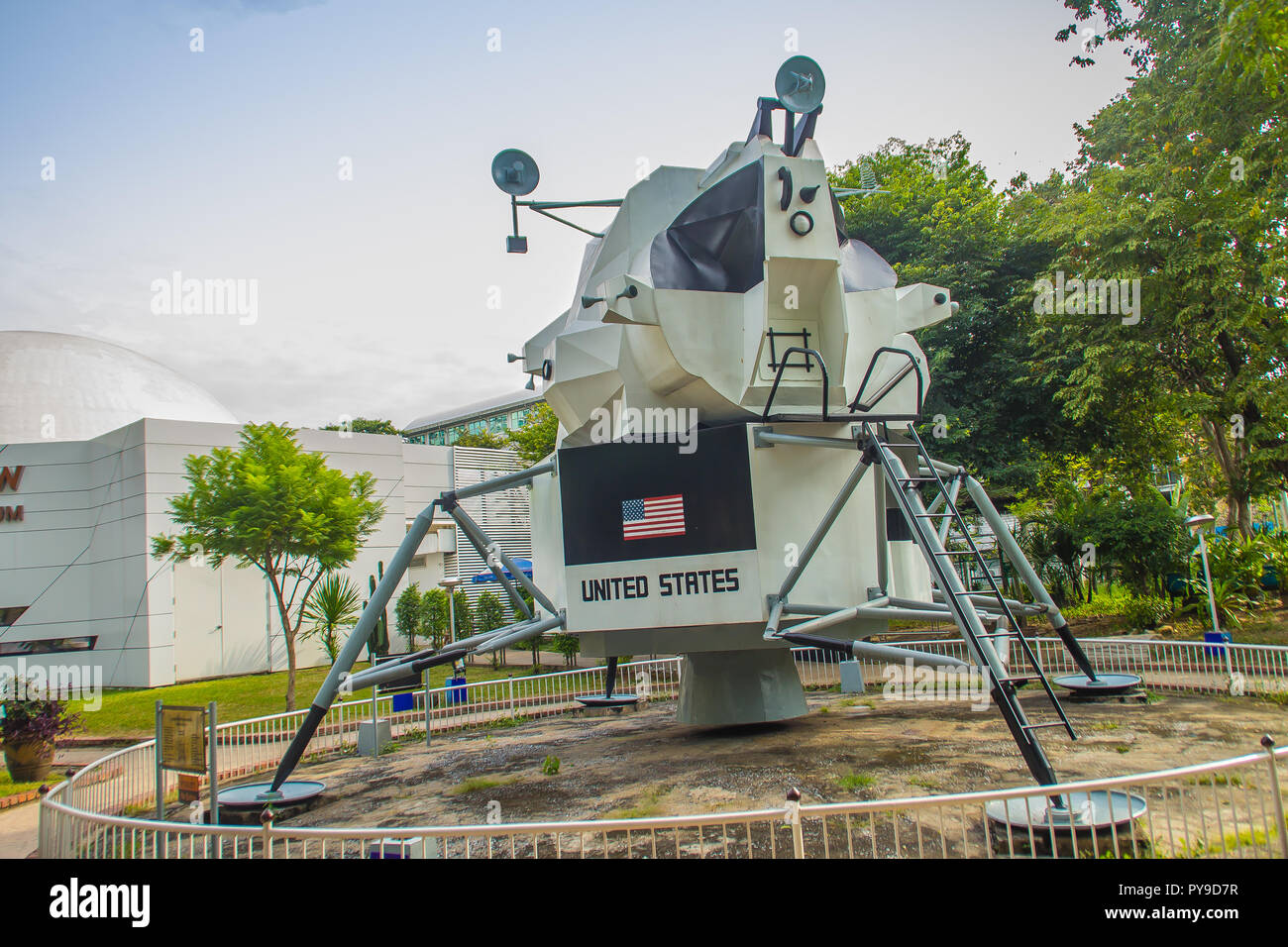 Bangkok, Thailand - November 4, 2017: Model of The Apollo Lunar Module ...