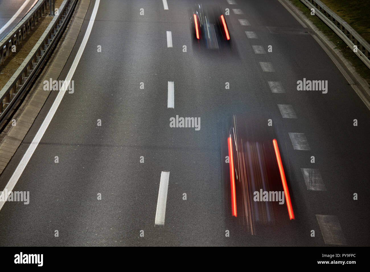 Freeway night shot hi-res stock photography and images - Alamy