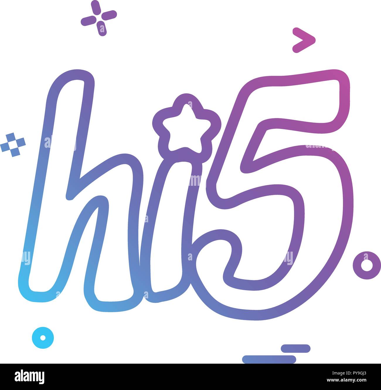 Hi5 logo hi-res stock photography and images - Alamy