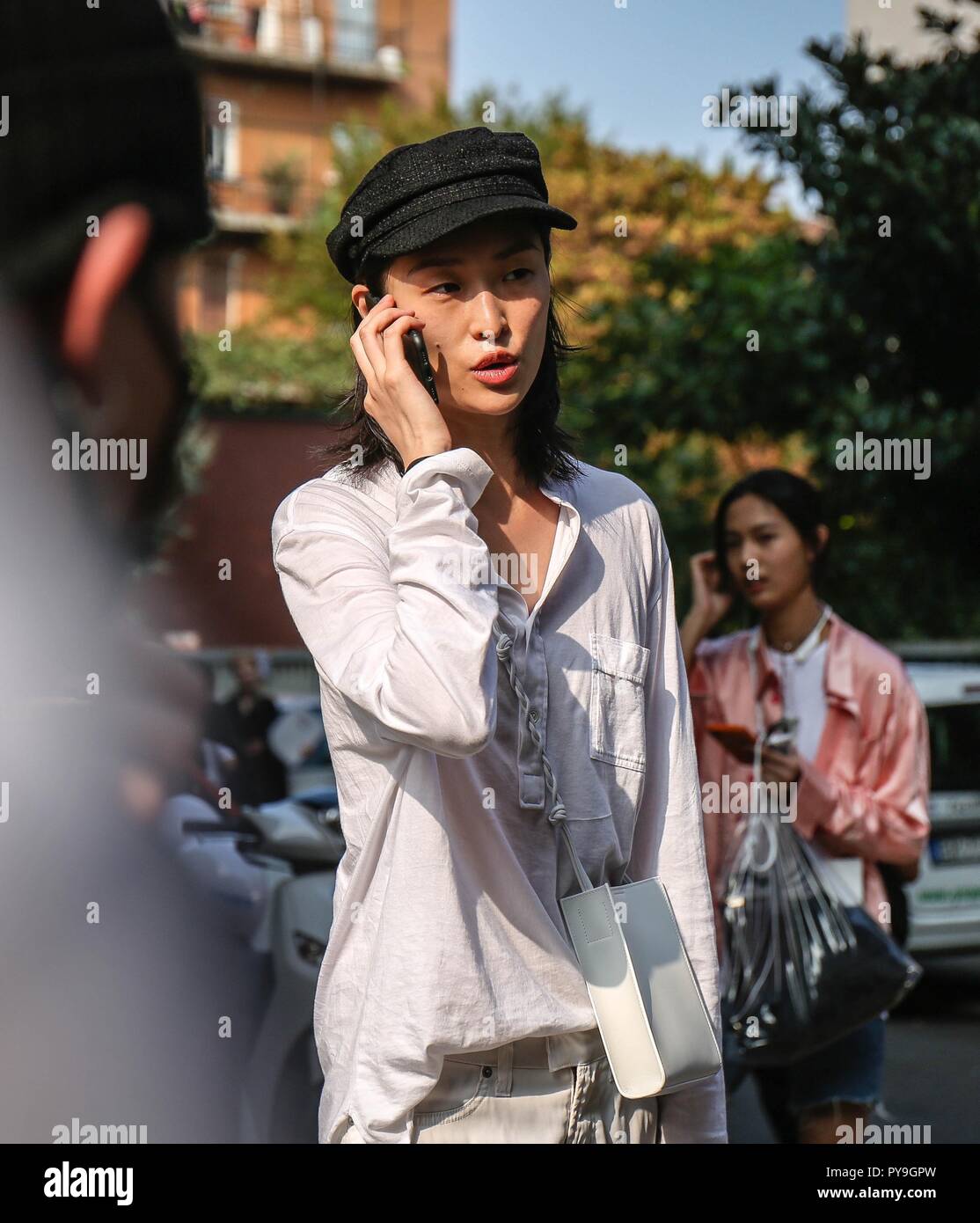 MILAN, Italy- September 19 2018: Chu Wong on the street during the ...