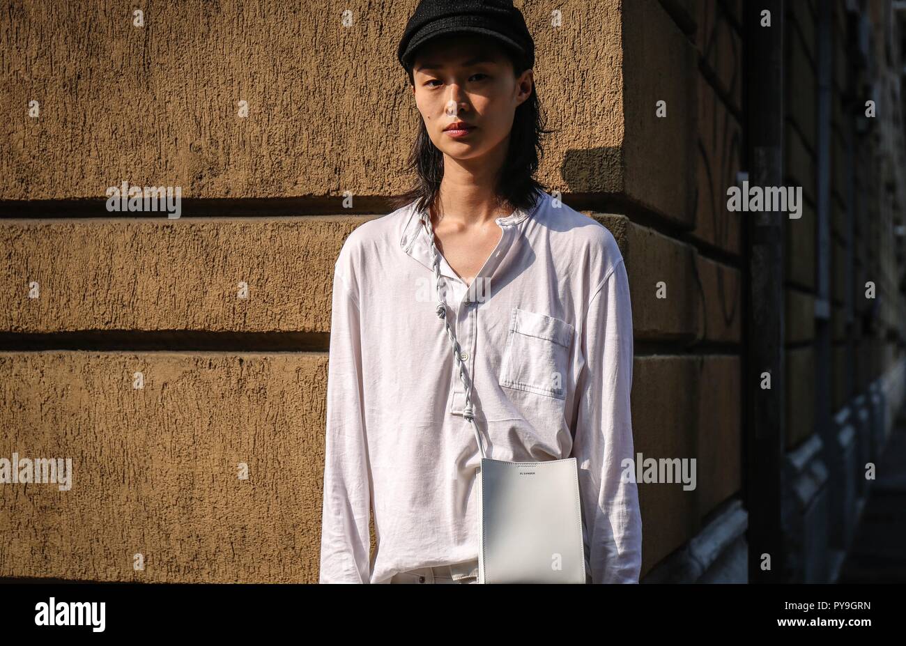MILAN, Italy- September 19 2018: Chu Wong on the street during the ...