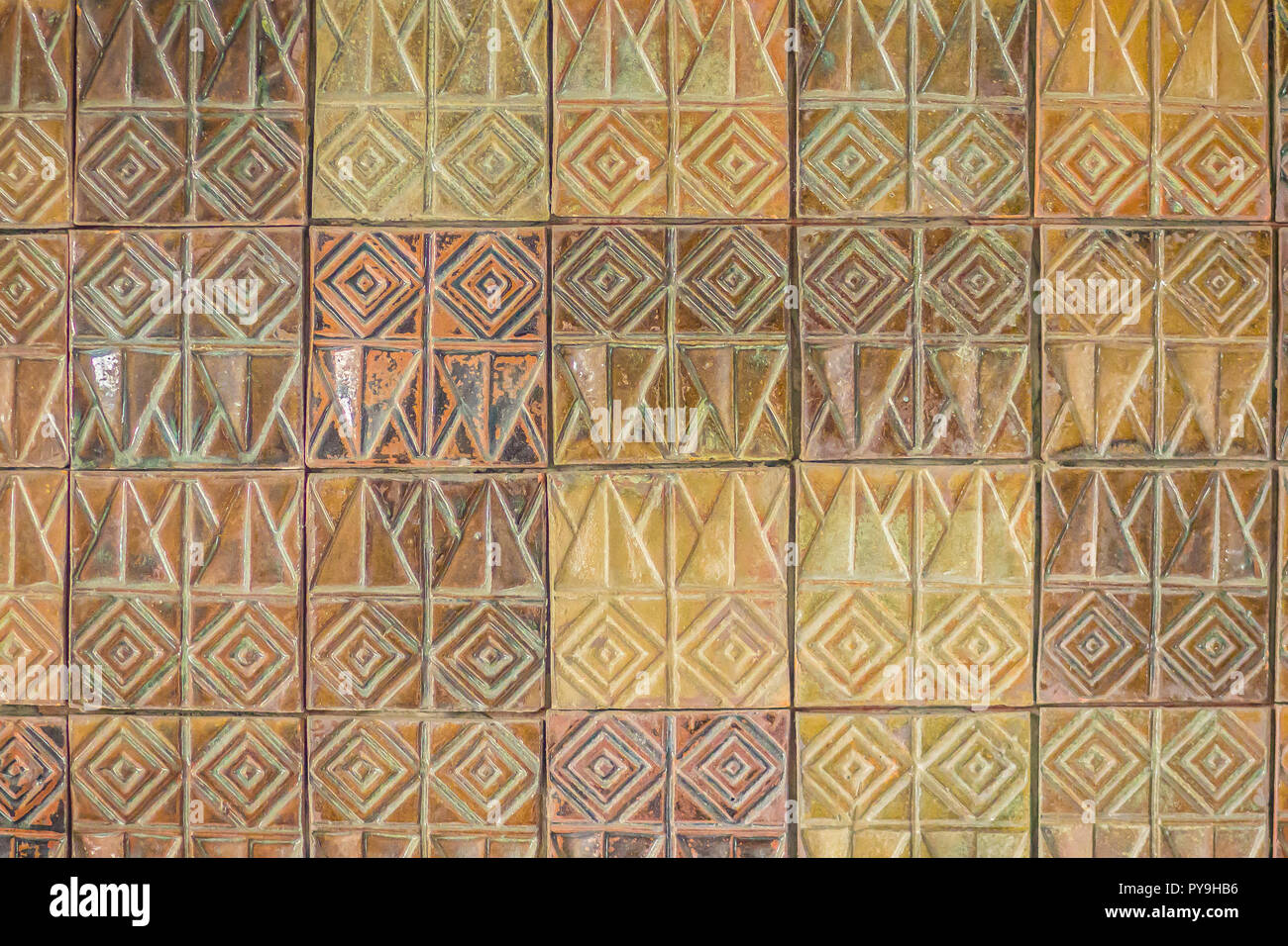 Colorful abstract mosaic ceramic tiles wall textured pattern for design ...