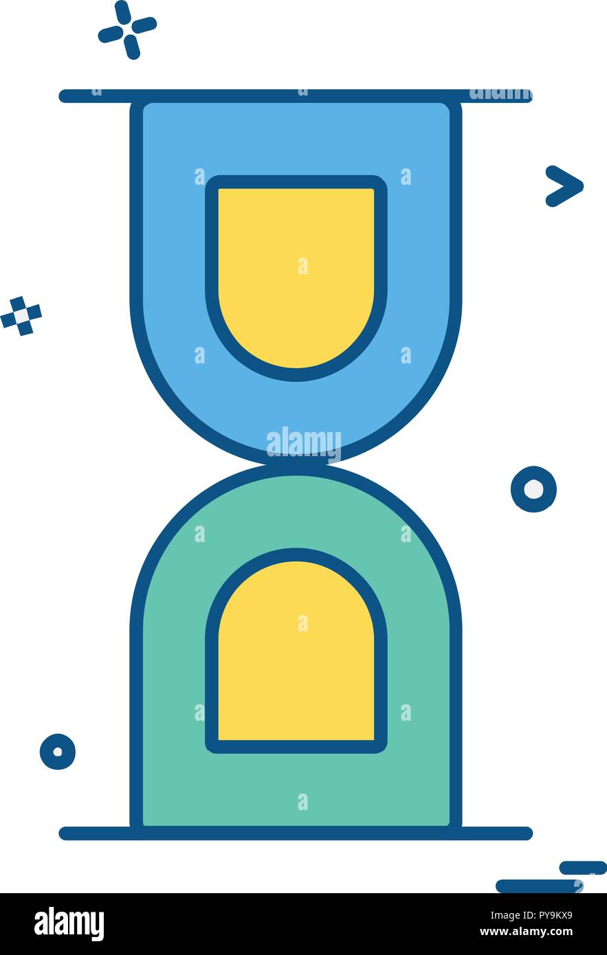 Wait icon design vector Stock Vector Image & Art - Alamy