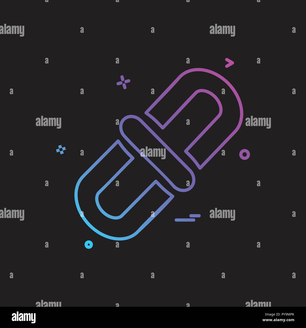 Pin icon design vector Stock Vector Image & Art - Alamy