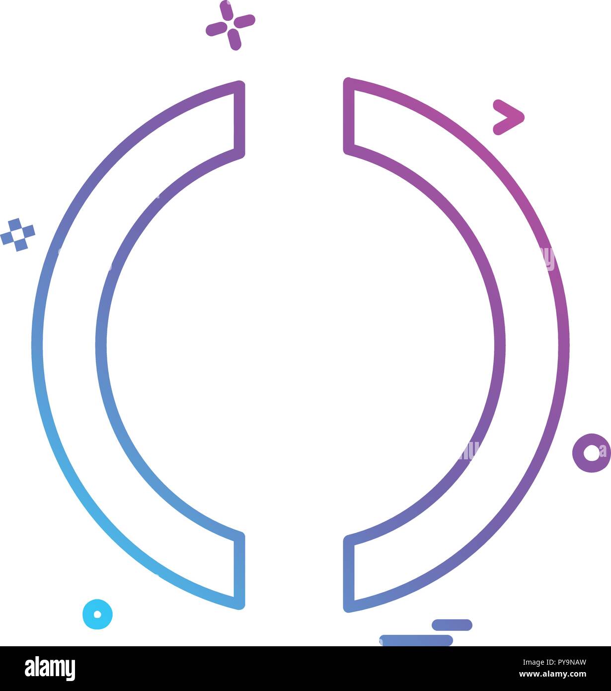 Loading icon design vector Stock Vector Image & Art - Alamy