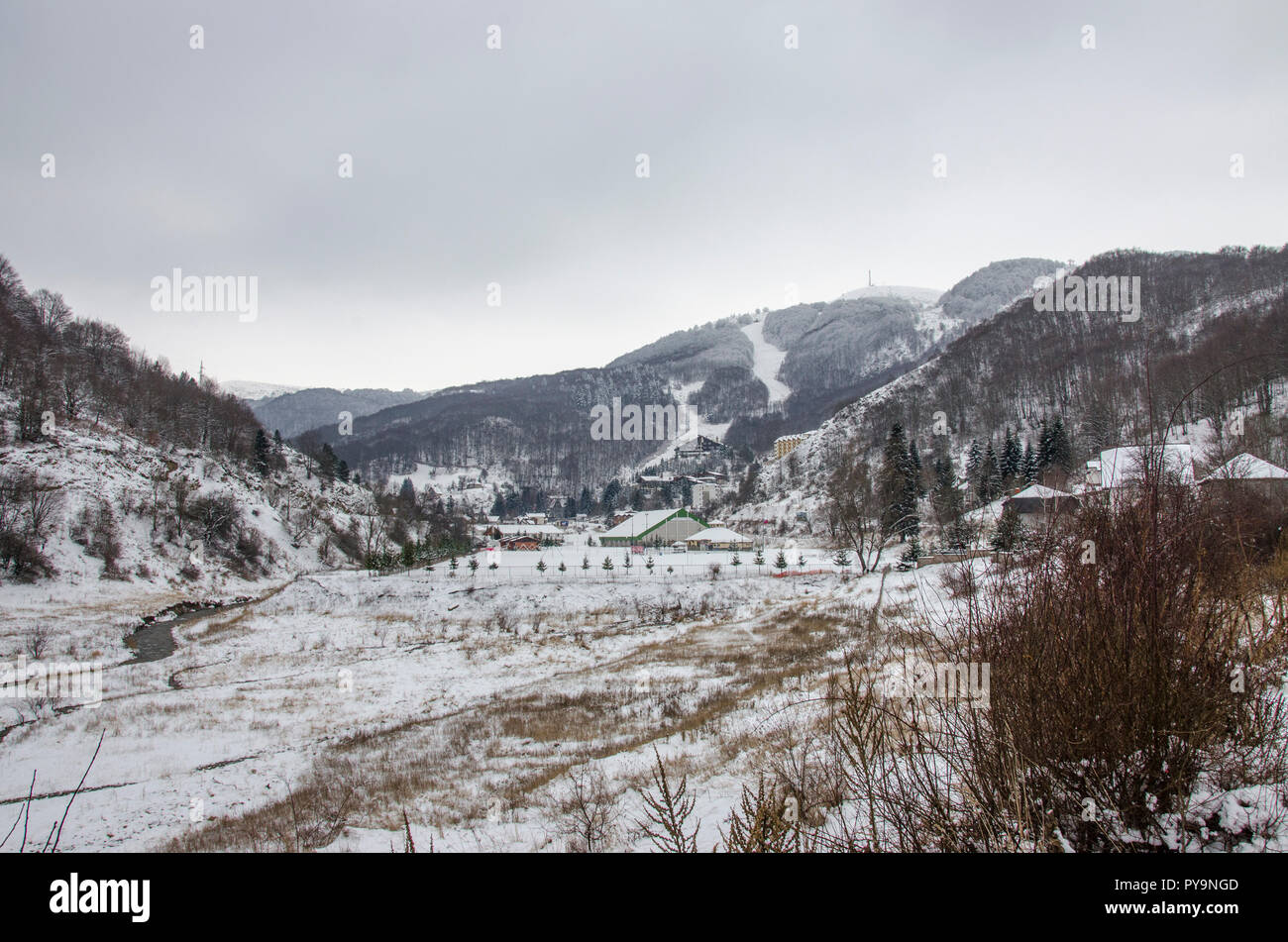 Mavrovo national park in Macedonia Stock Photo - Alamy