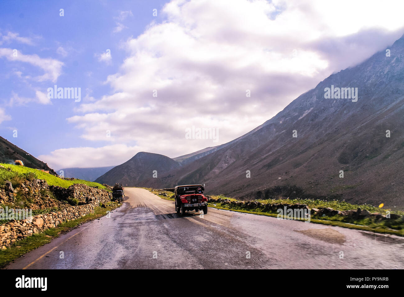 Lalusar lake Hunza Gilgit Landscape naran valley mountains Stock Photo ...