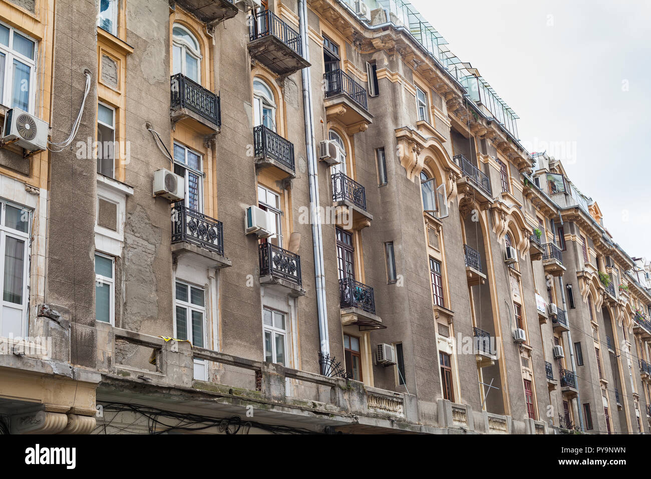 Picture of a beautiful old building in Bucharest, capital of Romania ...